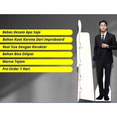 Jual Standee Real Size | Stande Idol KPOP | Human Stande Figure ...