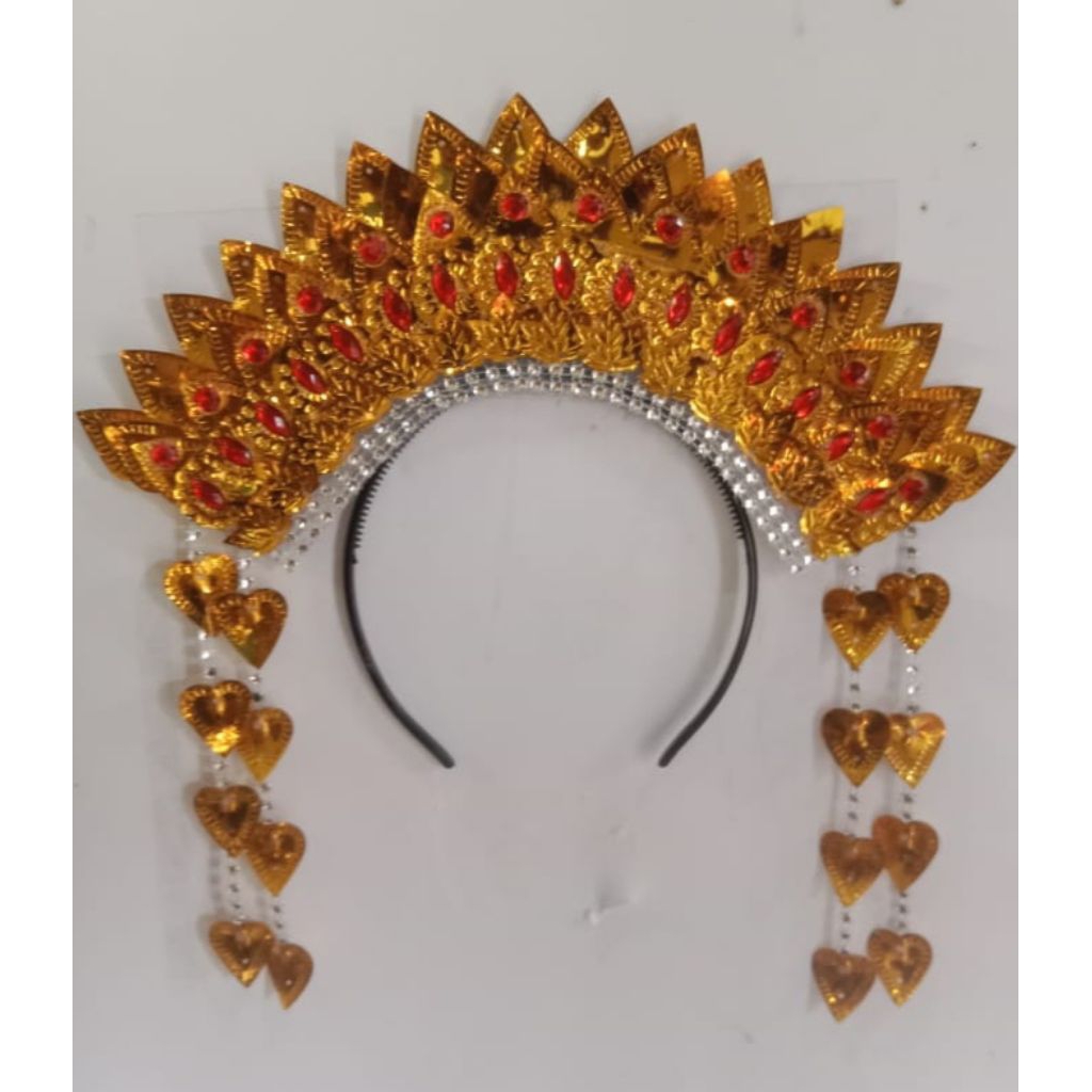 Jual mahkota bando sunting daun love cocok buat karnavalan/kartinian ...