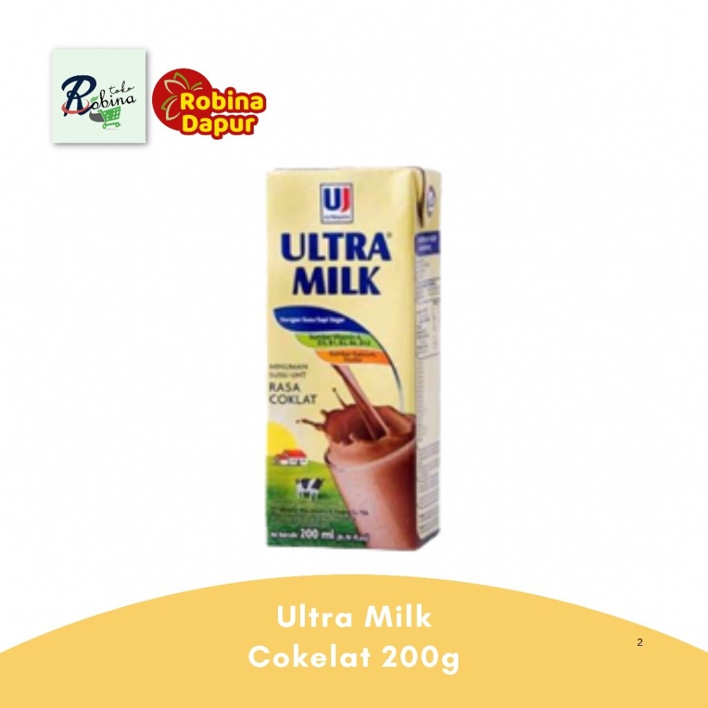 Jual Ultra Milk Rasa Coklat 200 ml | Shopee Indonesia