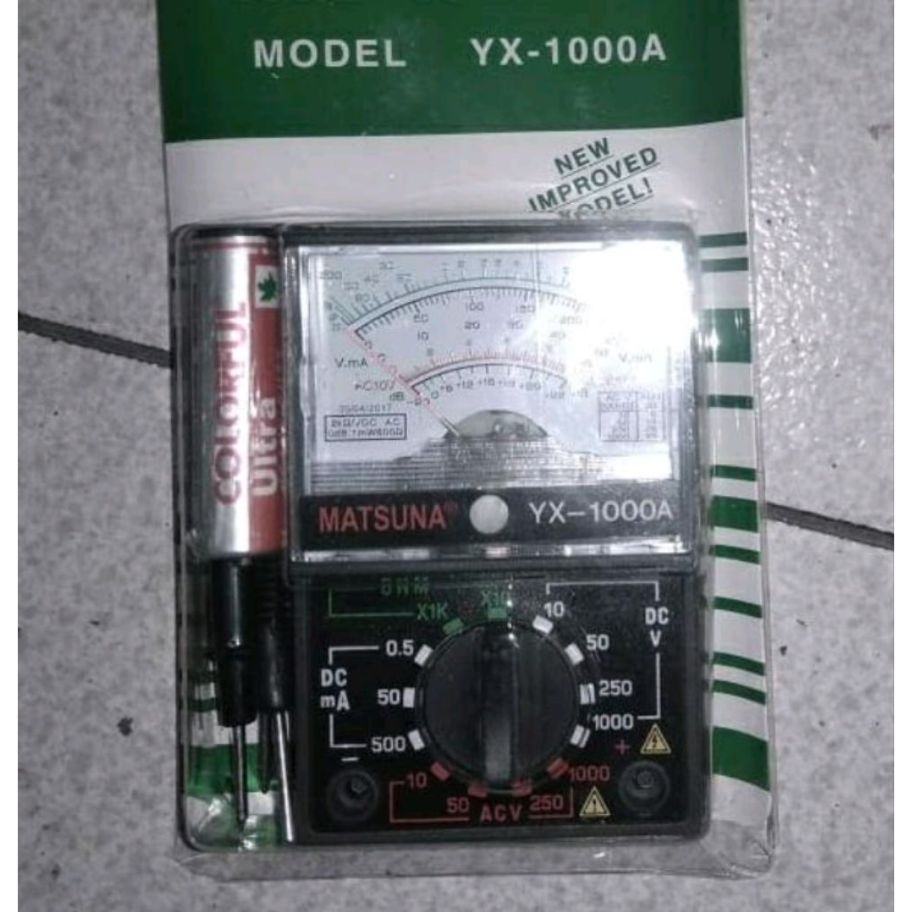 Jual Tester meter Testermeter Multimeter mini yx - 1000 multitester yx ...