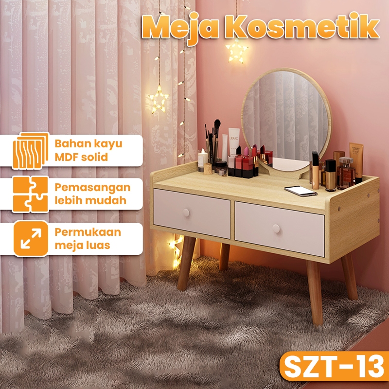 Jual FURNITURE - Meja make up - Meja kamar - Meja Minimalis aesthetic ...