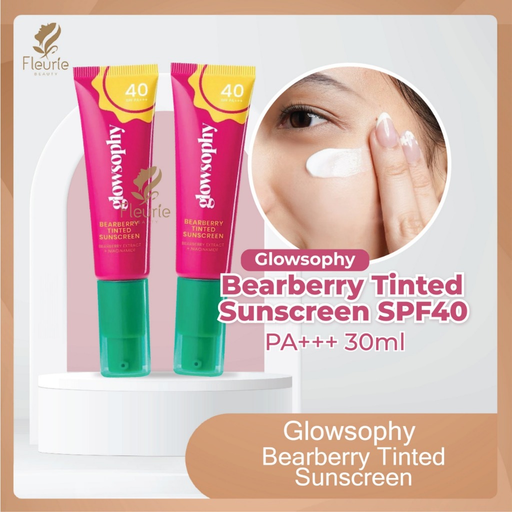 Jual Glowsophy Bearberry Tinted Sunscreen SPF40 PA+++ 30ml - Tabir ...