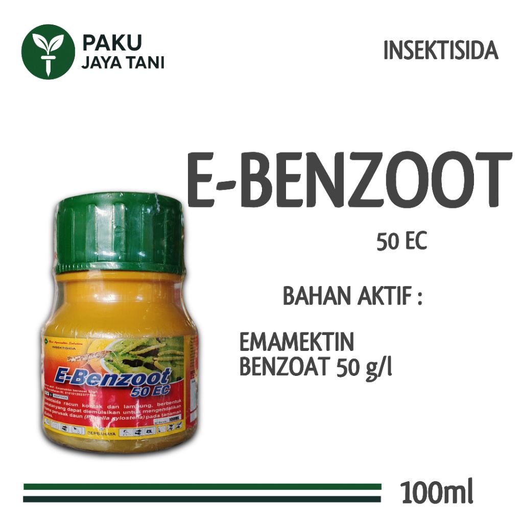 Jual E-BENZOOT 50 EC - 100ml | INSEKTISIDA PEMBASMI ULAT PADA TANAMAN ...