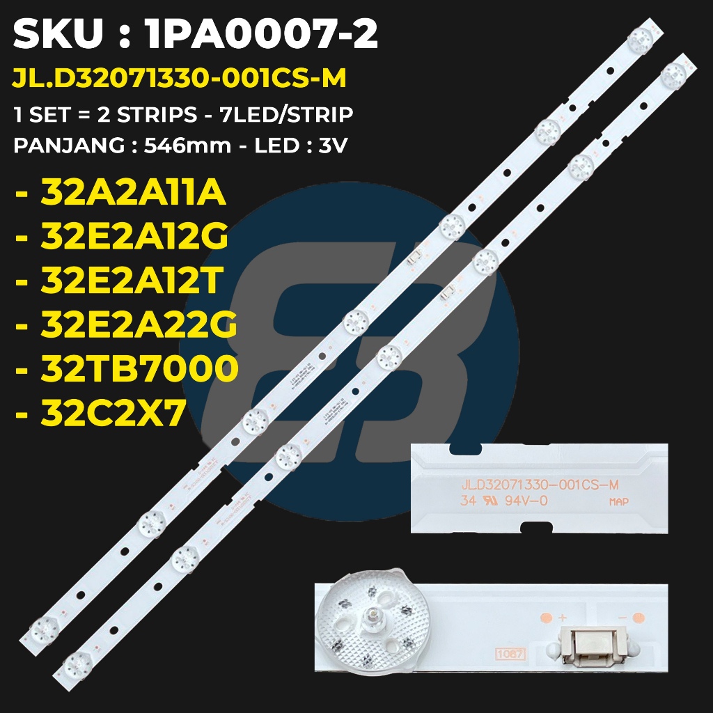 Jual Backlight TV COOCAA 32 Inch 32A2A11A 32TB7000 32E2A12G 32E2A22G ...