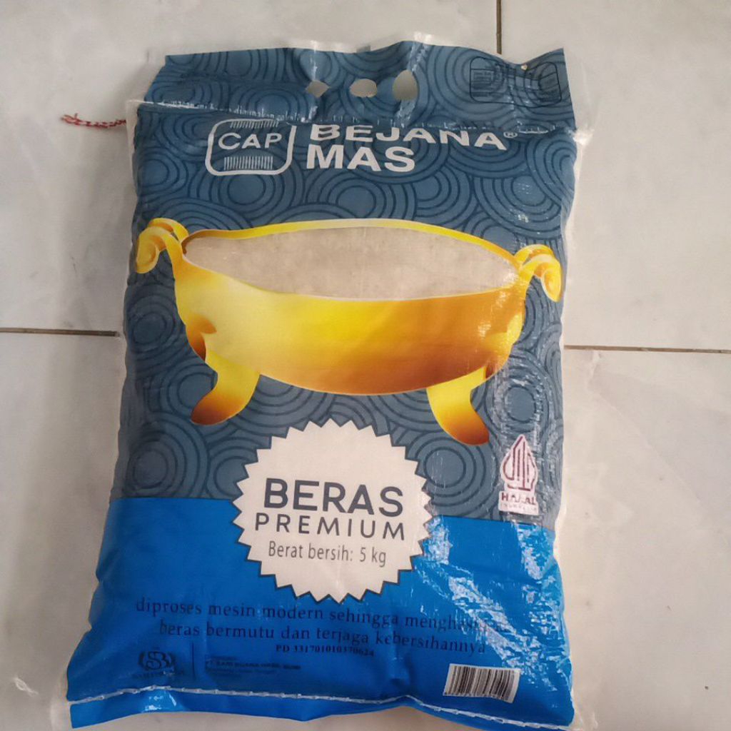 Jual Beras premium Cap Bejana Mas 5Kg | Shopee Indonesia