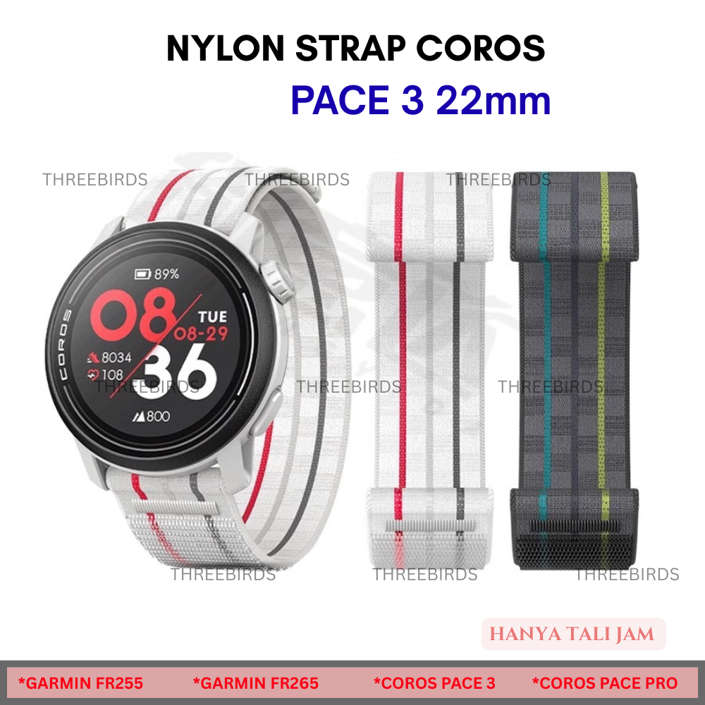 Jual COROS Pace 3 GPS Running Sport Watch with Nylon Strap - Tali jam ...