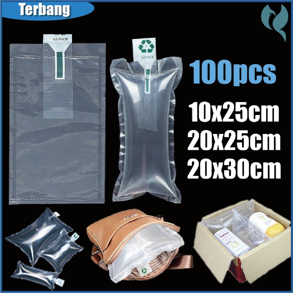 Jual 100pcs Inflatable Buffer Bag Air Cushion Pillow Bubble Wrap Maker ...