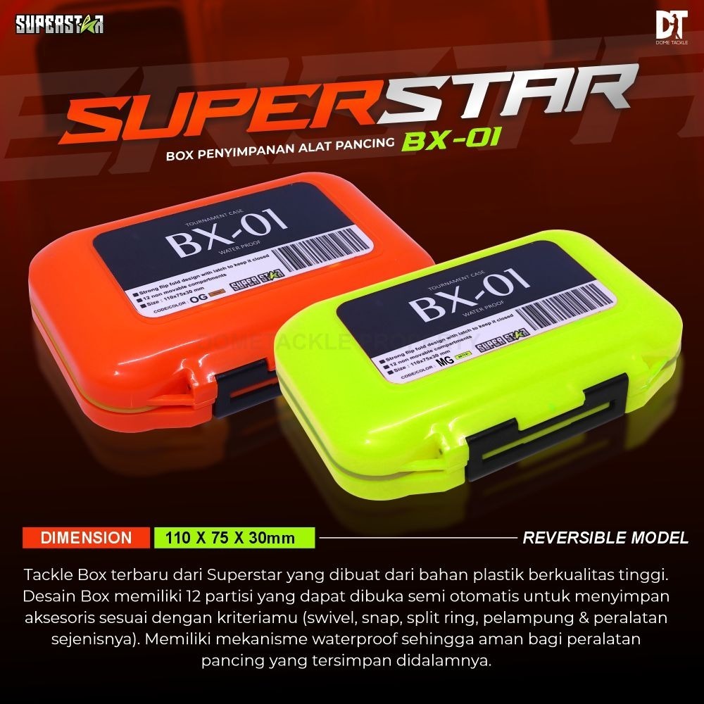 Jual Kotak Pancing Box Superstar BX-01 Kotak Pancing Folding Pocket Case Tempat Penyimpanan ...