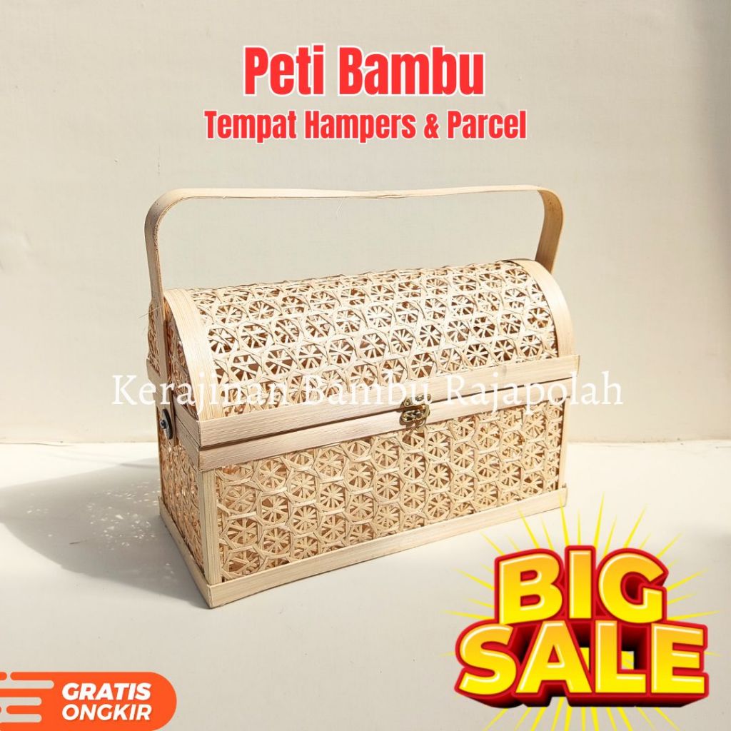 Jual Box peti bambu/box hampers bambu/box parcel bambu/Box packaging ...
