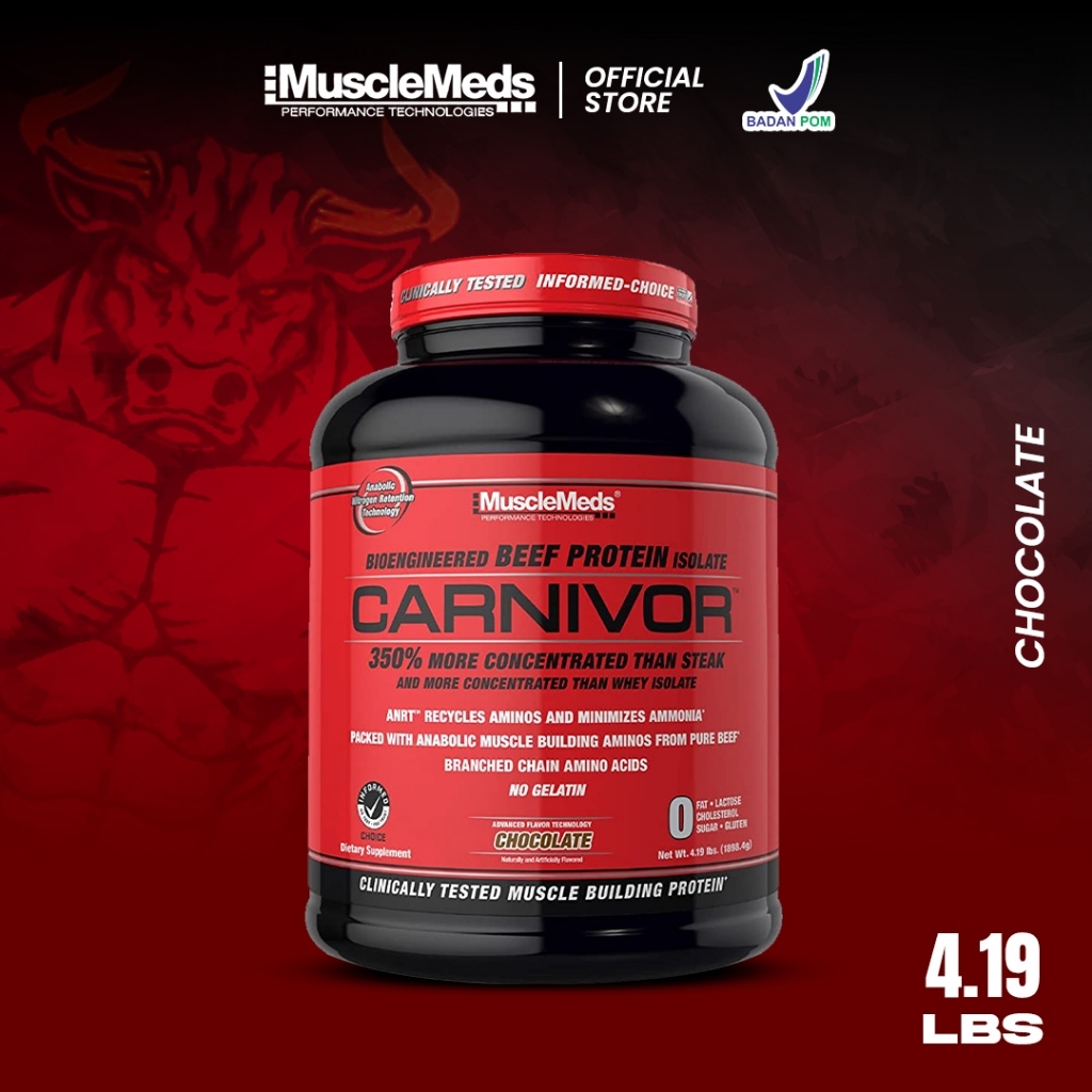 Jual MUSCLEMEDS Carnivor Whey 4 Lbs Beef Protein Isolate | Shopee Indonesia