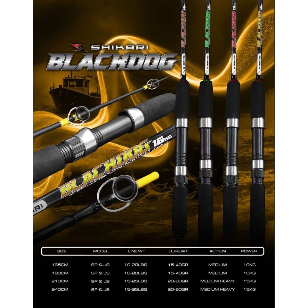 Jual Joran Shikari Blackdog 165 cm & 180 cm (Japan Style ) | Shopee ...