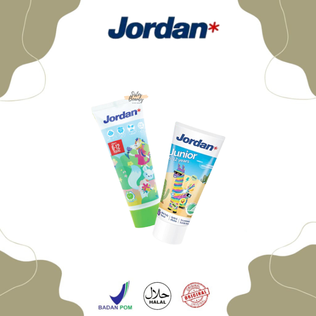 Jual SisterBeauty - Jordan Oral Care Kids Toothpaste Step 2 - Pasta ...
