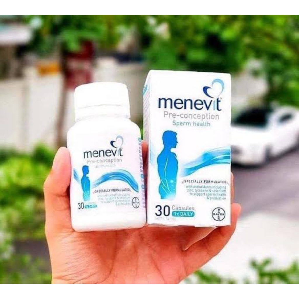Jual Suplemen Penyubur sperma pria Menevit Male isi 30 kapsul obat ...