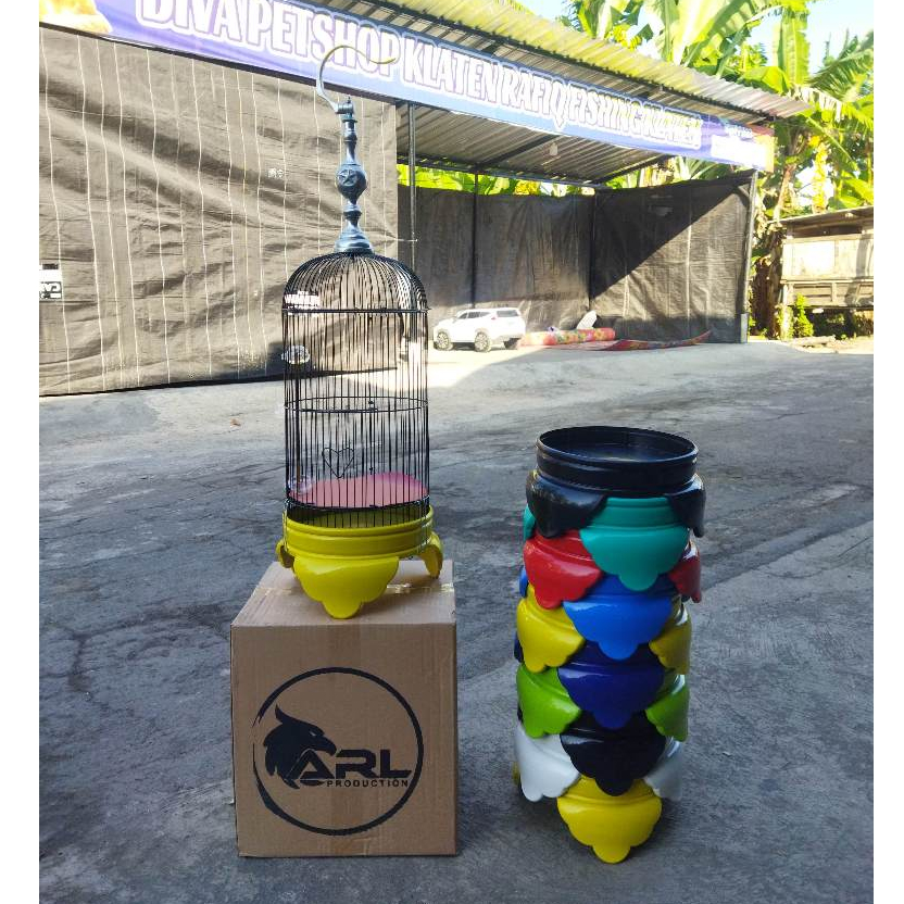 Jual GROSIR SANGKAR HOLOPET PLECI TEBOK PVC 1 DUS ISI 10 KOMPLIT FULL ...