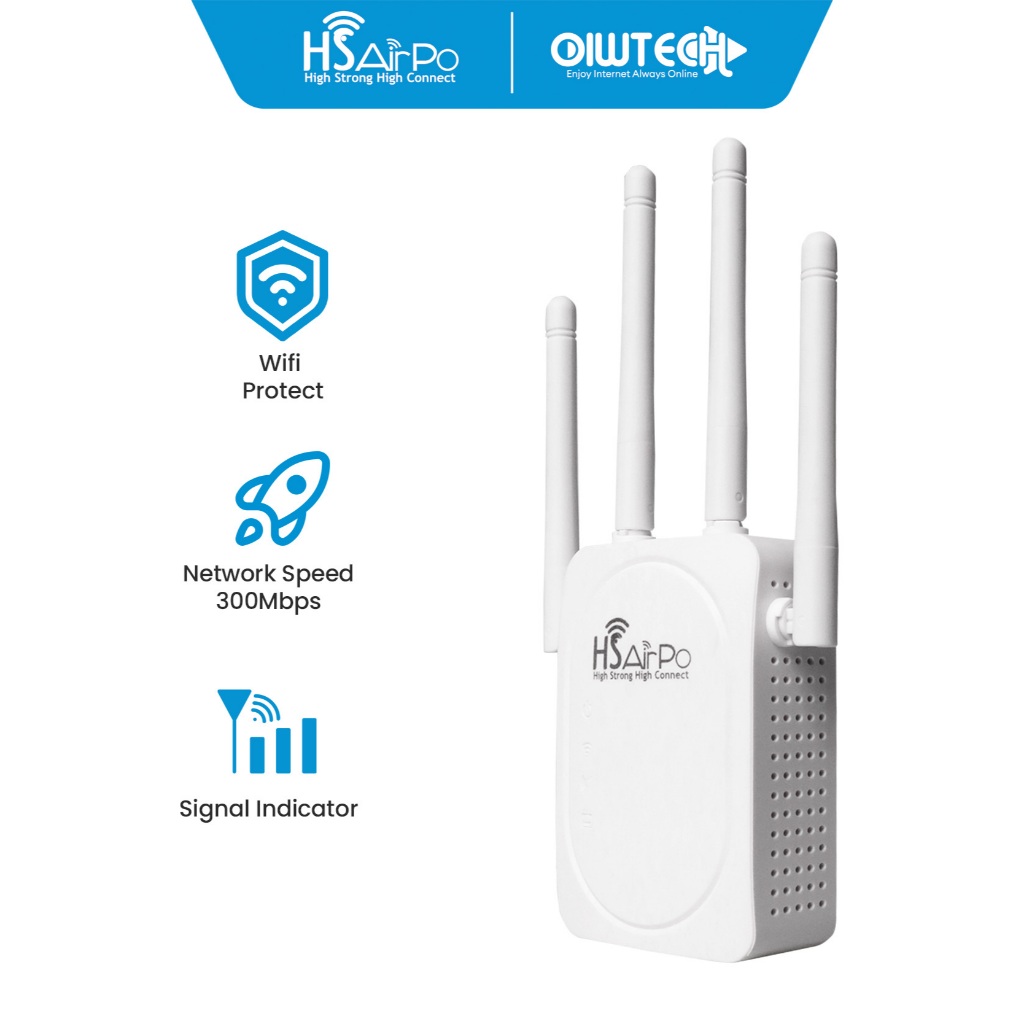 Jual [WiFi Extender + Repeater + Wireless] Wifi Range Extender Router ...