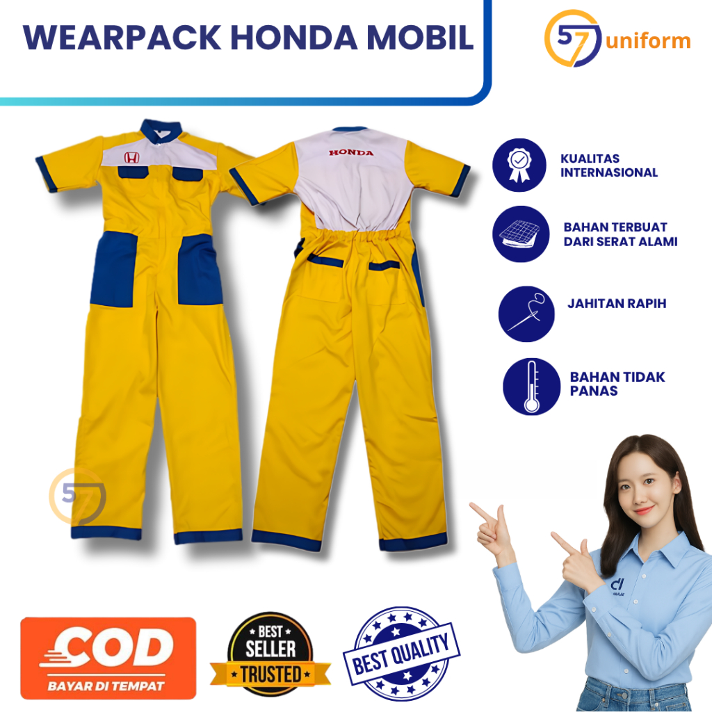 Jual Seragam Wearpak Honda Mobil Wearpack Honda Mobil Seragam Honda ...