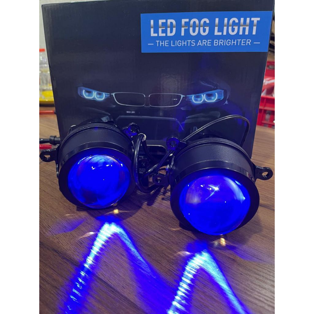 Jual Lampu Led Folampu Biled Mobil Foglight Biled Mobil 3 Inch Blue ...
