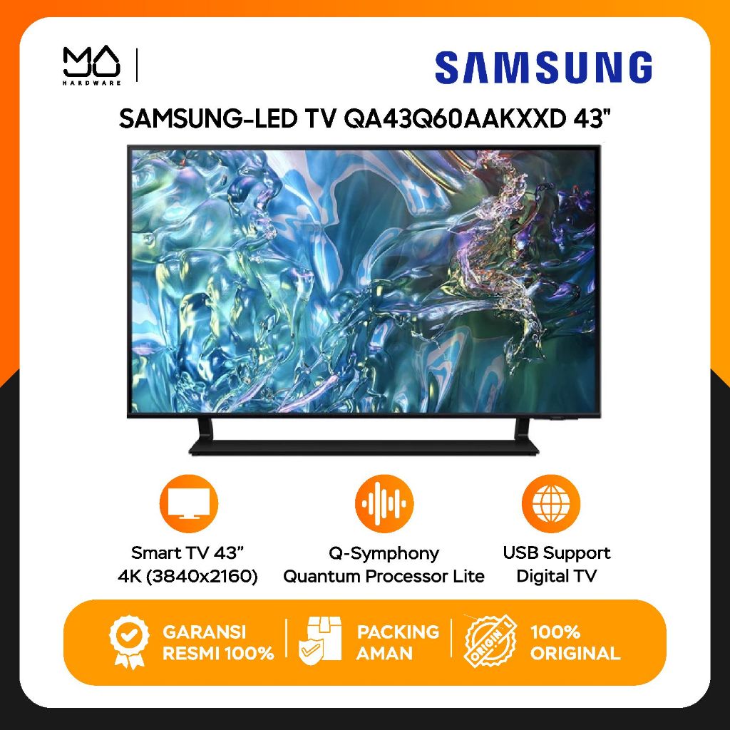Jual SAMSUNG 43 Inch QLED 4K Smart TV QA43Q60A - Garansi Resmi | Shopee ...