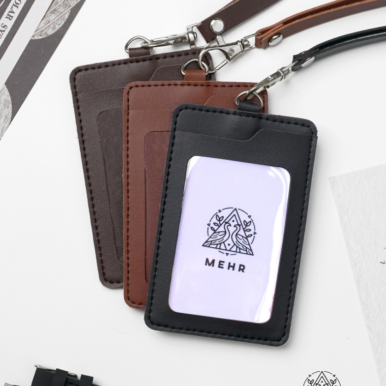 Jual Mehr Erach Id Card Holder Name Tag Lanyard Tempat Kartu Nama Pria ...
