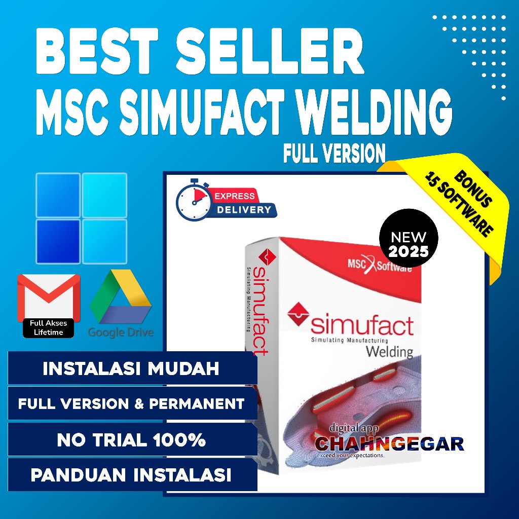 Jual MSC Simufact Welding 2024.2 Full Software Simulasi dan Analisis Operasi Pengelasan | Shopee ...