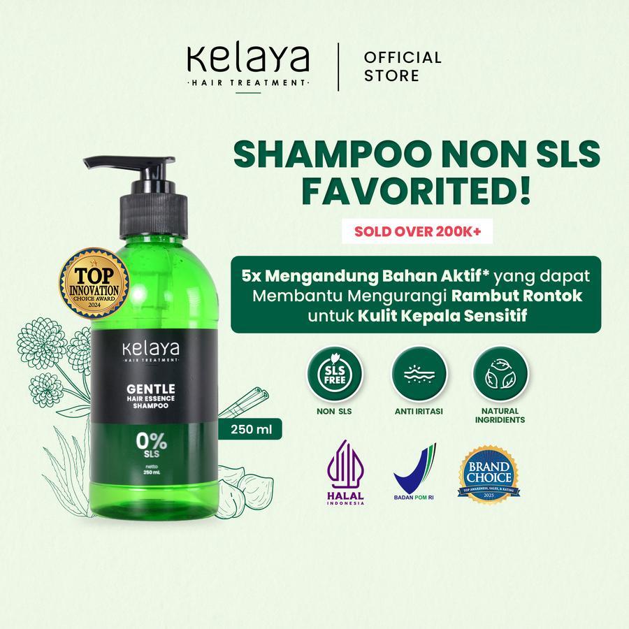 Jual Kelaya Shampoo Non SLS Gentle Hair Essence 250ml | Shopee Indonesia