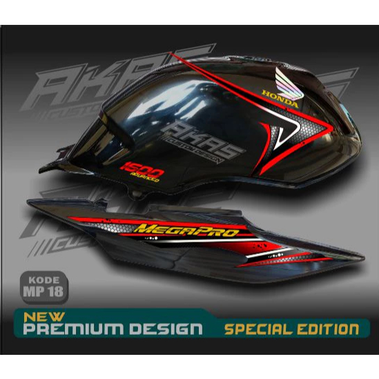 Jual Striping Megapro Primus Variasi HOLOGRAM Kode MP12 / Striping ...