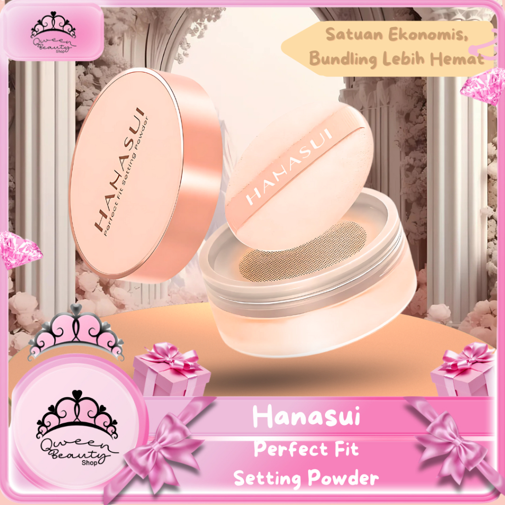 Jual (ADA BUNDLING ) Hanasui Perfect Fit Setting Powder | Shopee Indonesia