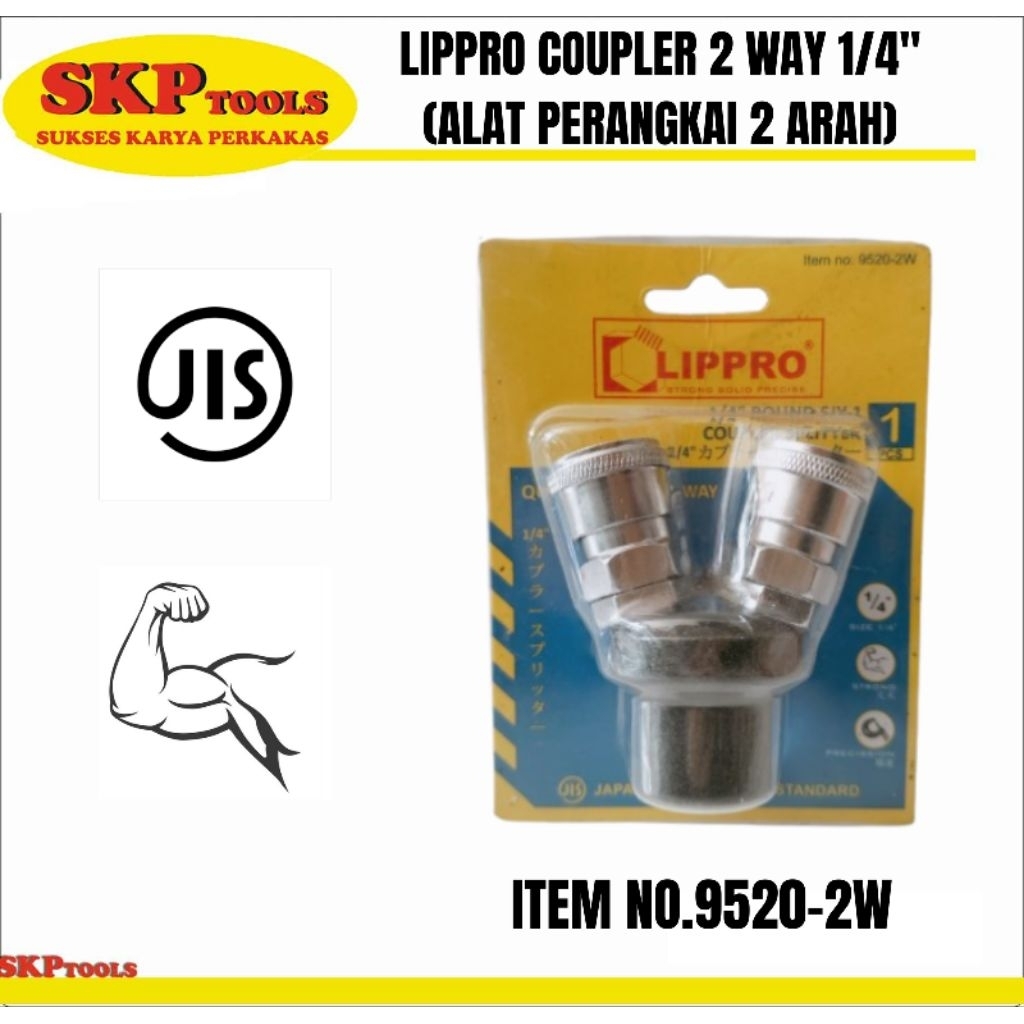 Jual LIPPRO COUPLER 2 WAY (Alat Perangkai 2 Arah) Item no.9520-2W ...