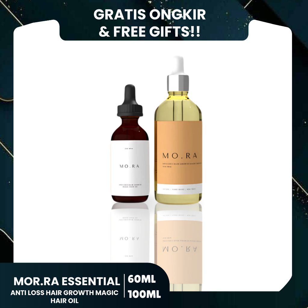 Jual MORA ANTI LOSS HAIR GROWTH MAGIC HAIR OIL (FREE GIFT) Vegan Hair ...