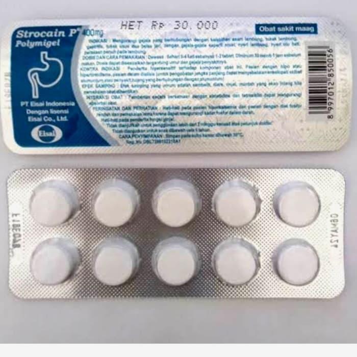 Jual Strocain P Strip Isi 10 Tablet Obat Original | Shopee Indonesia