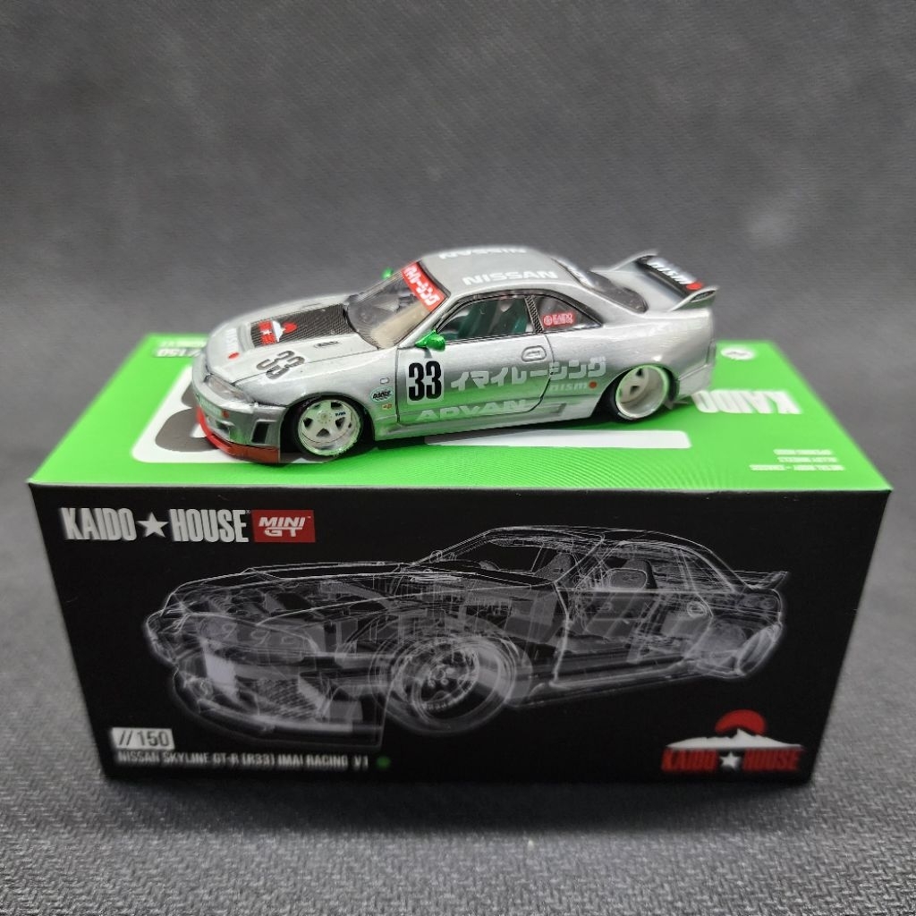 Jual Kaido House 150 Nissan Skyline GTR R33 IMAI Racing V1 (Green CHASE ...