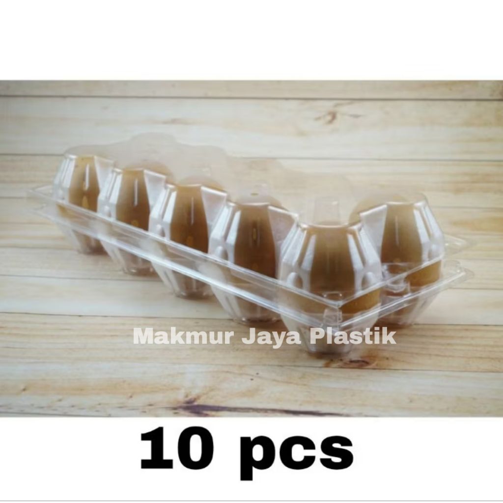 Jual (10 pcs) Tray Telur 10 Kancing/Tray Telor Mika isi 10 dengan ...