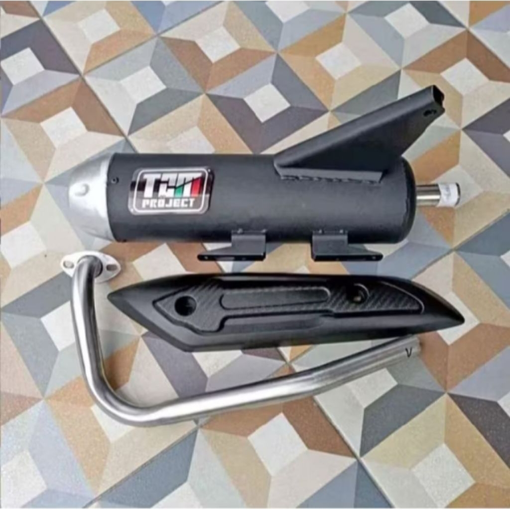 Jual Exhaust T-Z-M Project Set For Honda Click Beat Scoopy Nmax Aerox ...
