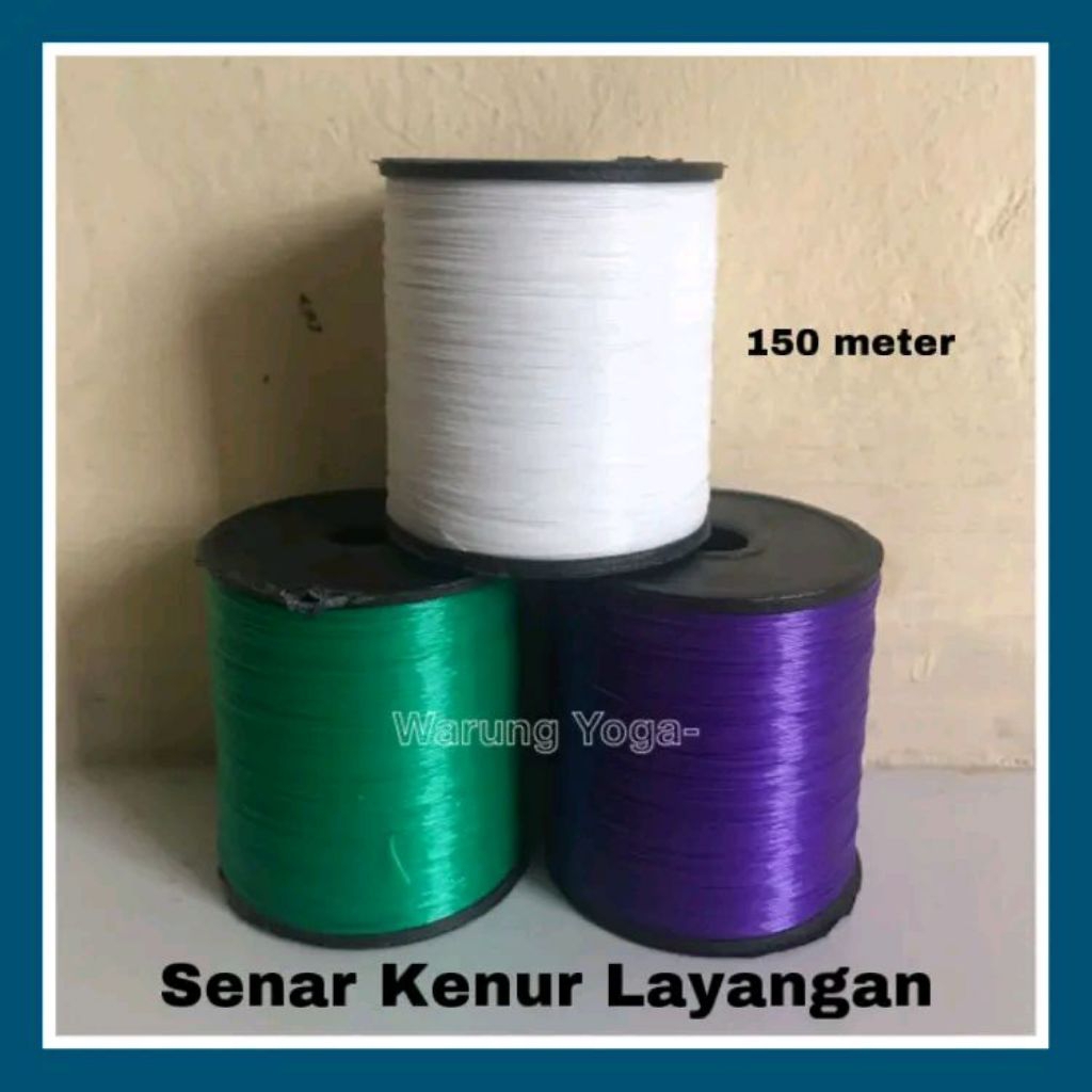 Jual Benang Kenur Senar Layangan Size Besar Panjangan 150-300 yard ...
