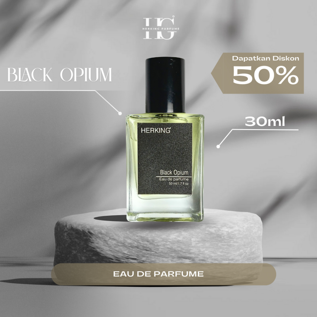 Jual HERKING parfum pria wanita Black Op1um EDP 30ml - parfum Unisex ...