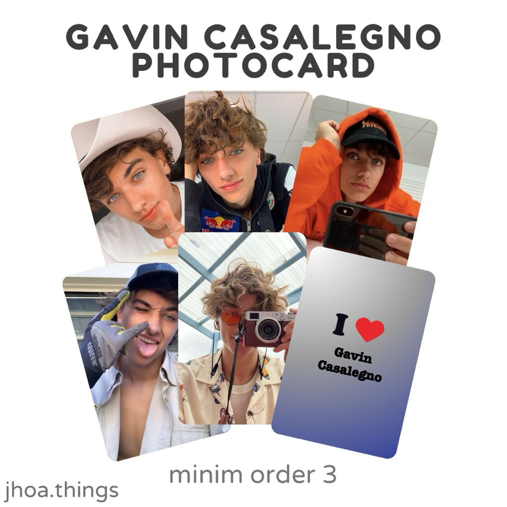 Jual [UNOFFICIAL] PHOTOCARD GAVIN CASALEGNO JEREMIAH FISHER BOYS TSITP ...