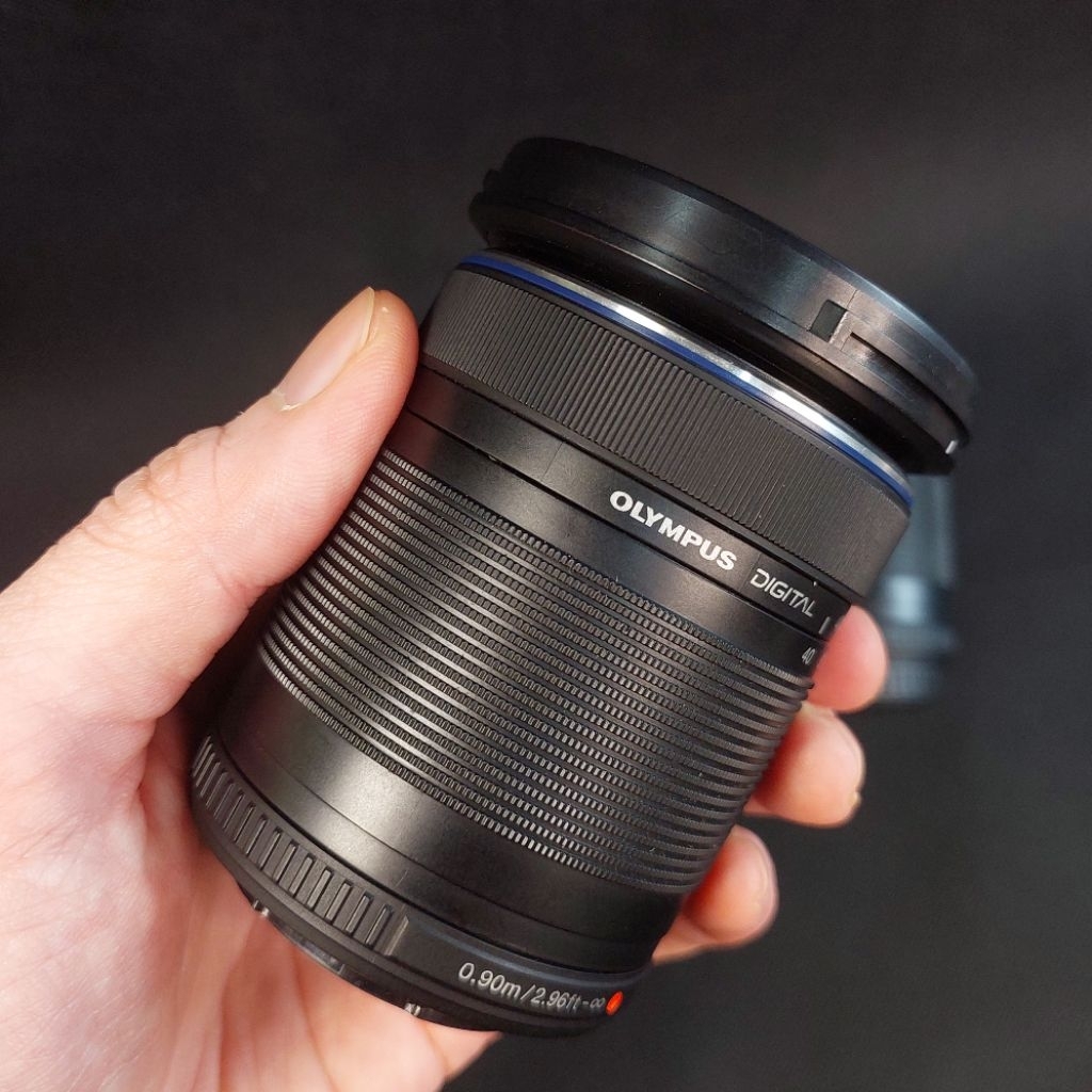 Jual lensa kamera mirrorless mft panasonic lumix olympus 40-150mm R ED ...