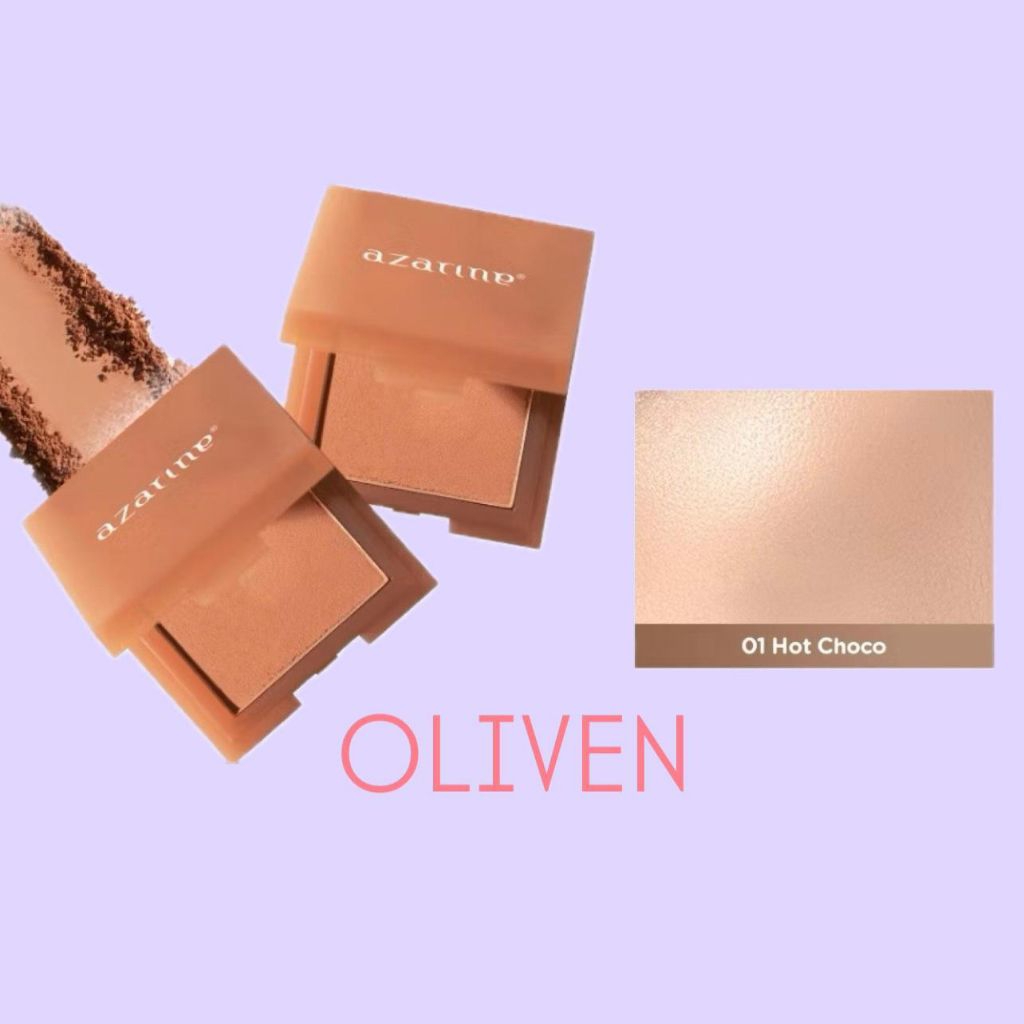 Jual ️OLIVEN ️ AZARINE GET SUNKISSED BRONZER POWDER CONTOUR SHADE 01 ...