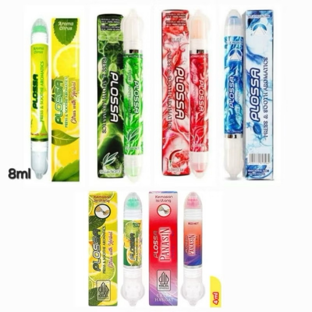 Jual Plossa Minyak Angin Aromatherapy 5ml/ Plossa Redhot Merah/ Plossa ...