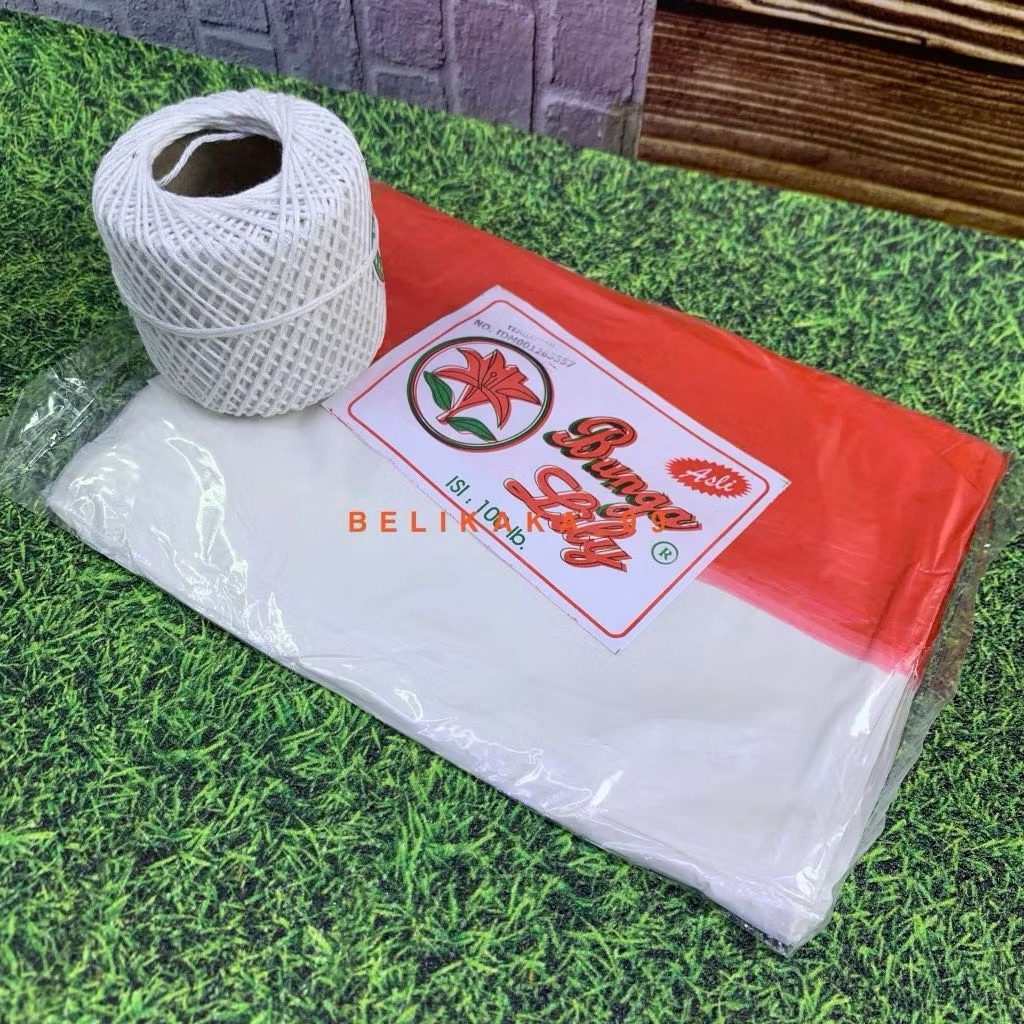 Jual BENDERA TALI GARUDA /BENDERA PLASTIK OPP TEBAL ANTI AIR MERAH ...