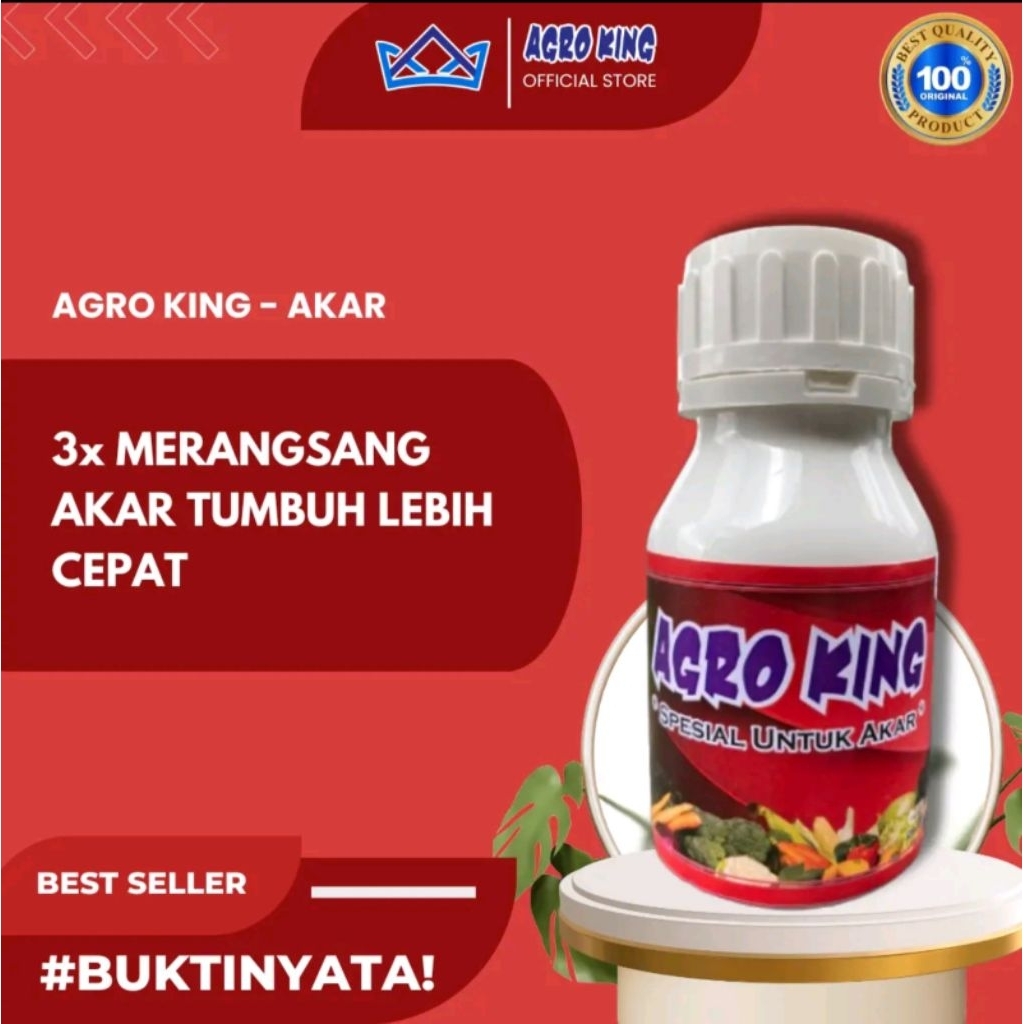 Jual Agro King - Akar- merangsang akar tanaman tumbuh lebih cepat dan kuat - memperbaiki unsur ...