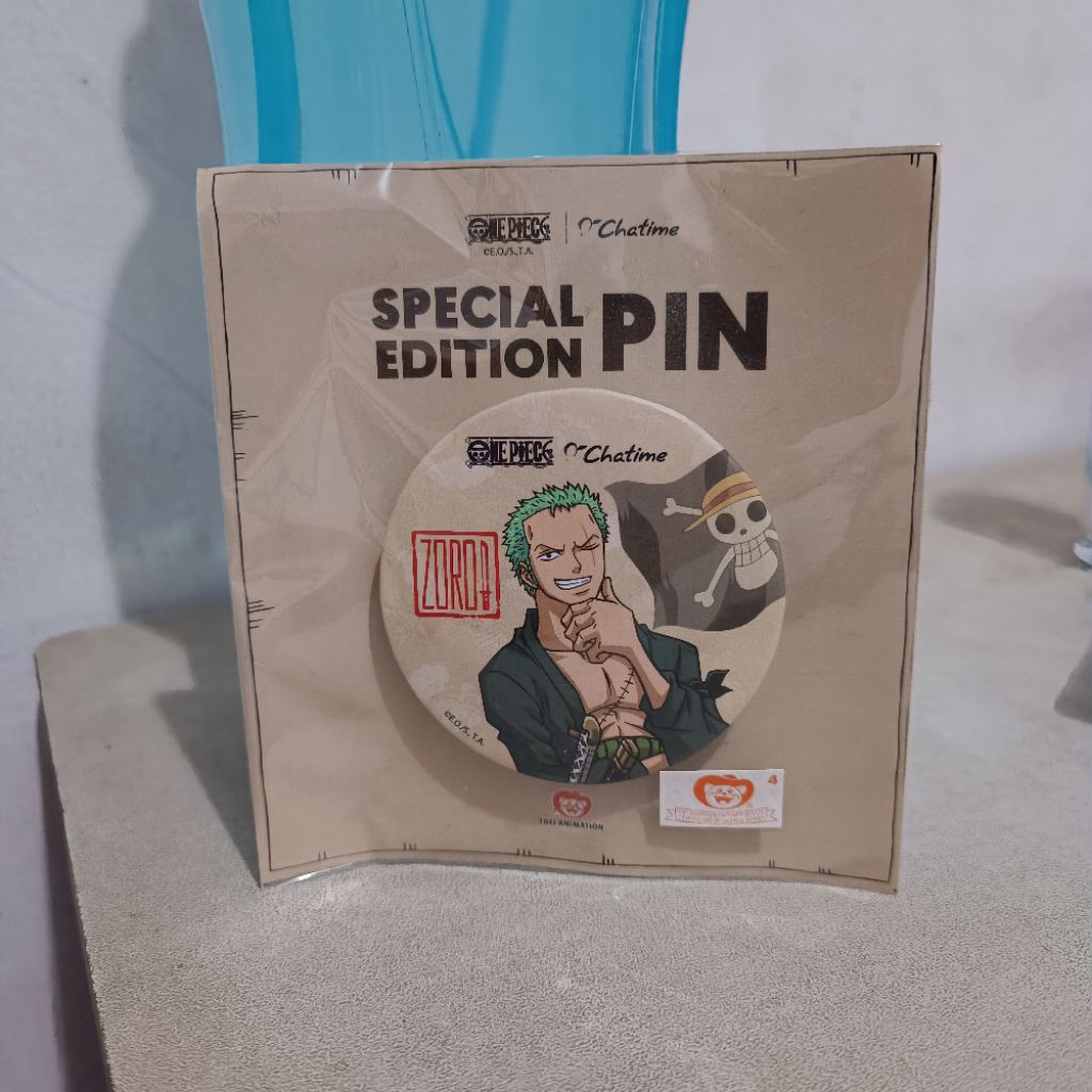 Jual One Piece x Chatime Zoro Special Edition Pin | Shopee Indonesia
