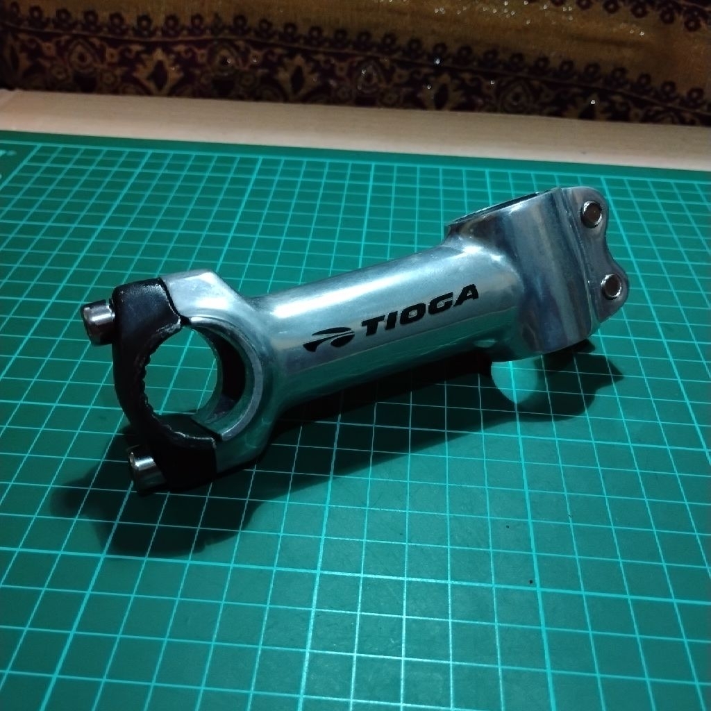 Jual Tioga Stem Threadless OS to Standard Clamp Fork 28.6 Clamp Bar 25. ...