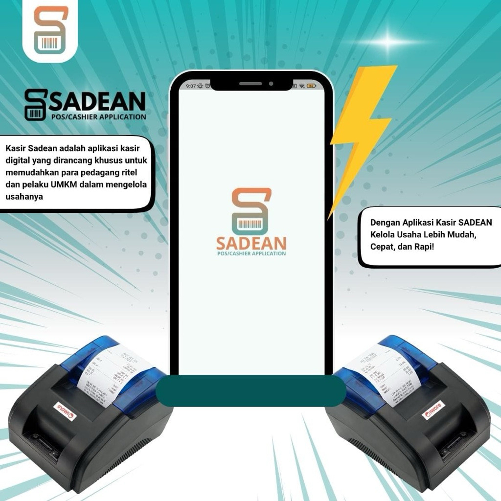 Jual Aplikasi Kasir Lengkap Sadean - Manajemen Stok, Catat Utang, Scan ...