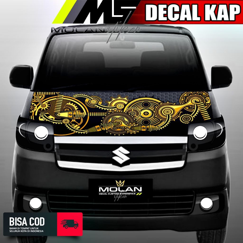 Jual Decal Sticker Striping Variasi Kap/Kabin Suzuki APV Decal Kabin ...