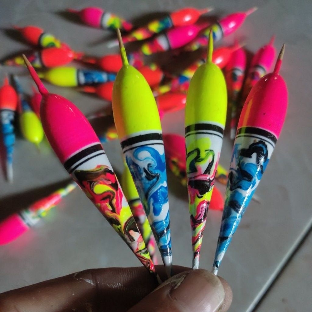 Jual pelampung pancing batik XL| kambangan jumbo | pelampung mancing ...