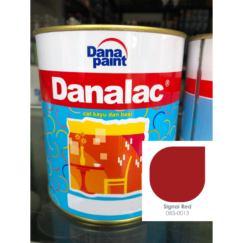 Jual [NON-COD] CAT MINYAK//CAT SYNTHETIC DANAPAINT - DANALAC SIGNAL RED ...