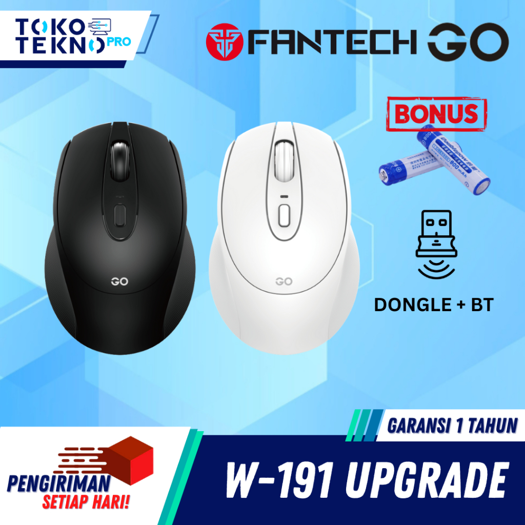 Jual Fantech GO W191 / W191S / W-191S Wireless Silent Click Mouse 2,4Ghz Office | Shopee Indonesia