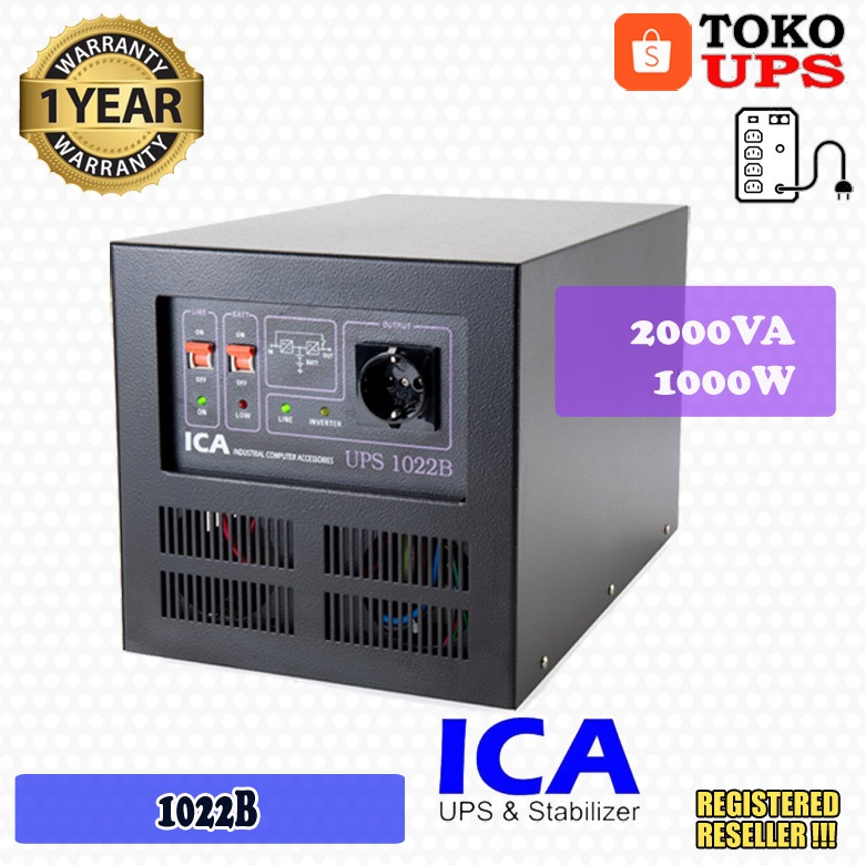 Jual UPS ICA 1022B 2000VA / 1000 Watt | Shopee Indonesia
