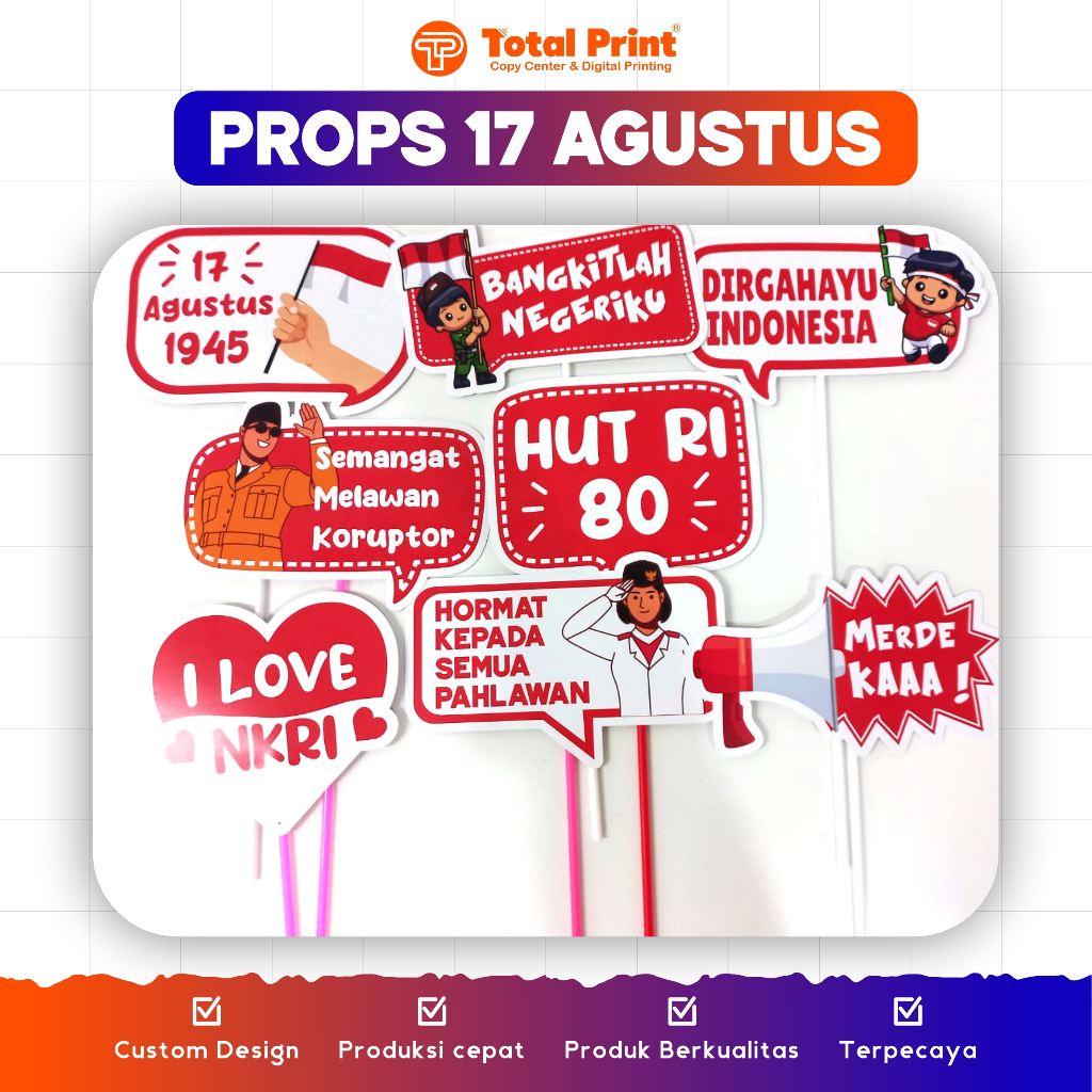 Jual PROPS 17 AGUSTUS / PROPS KIDS 17 AGUSTUS / PHOTOBOOT PROPS 17 ...